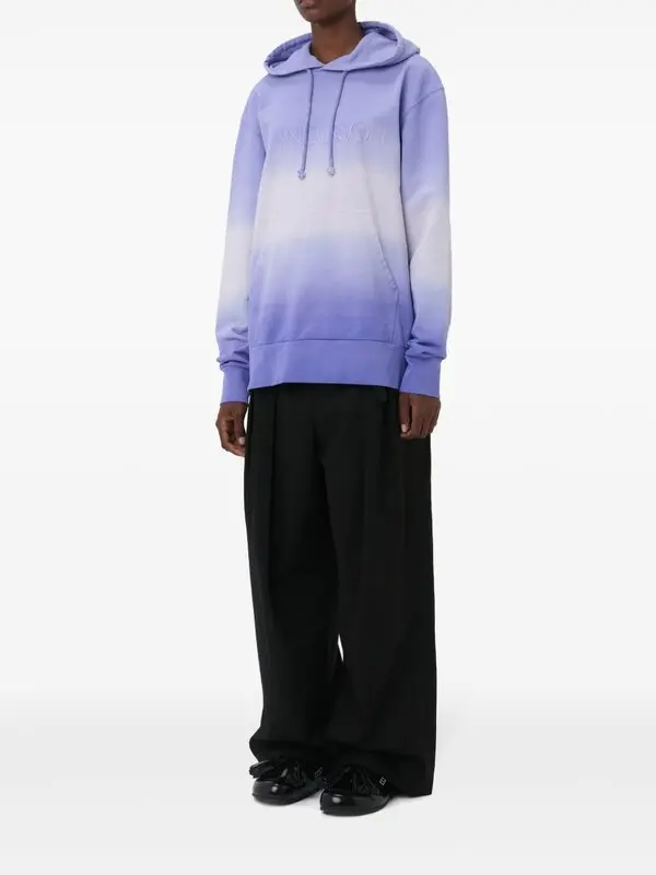 JW Anderson Logo-embroidered Gradient Hoodie