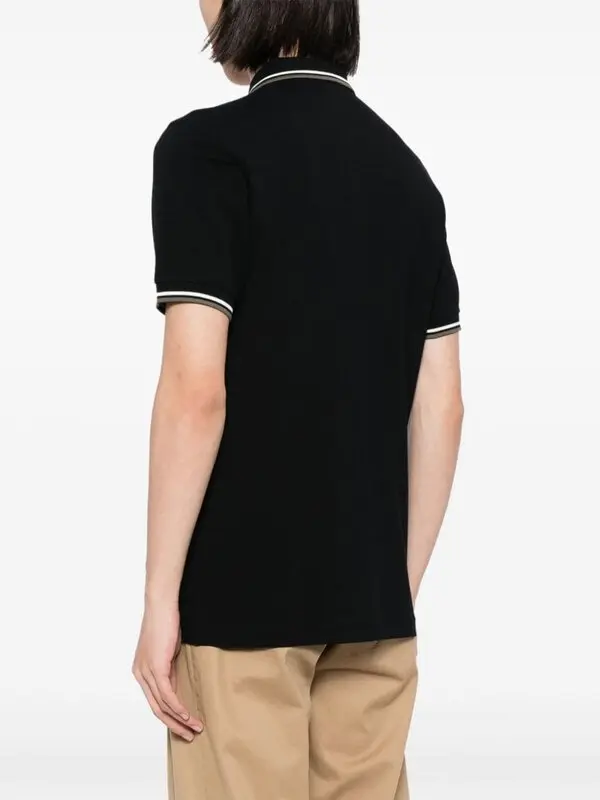 Fred Perry Twin Tipped Polo Shirt - Black