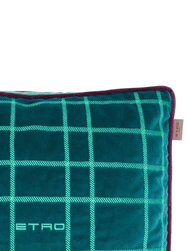 Etro Logo Plush-finish Cushion