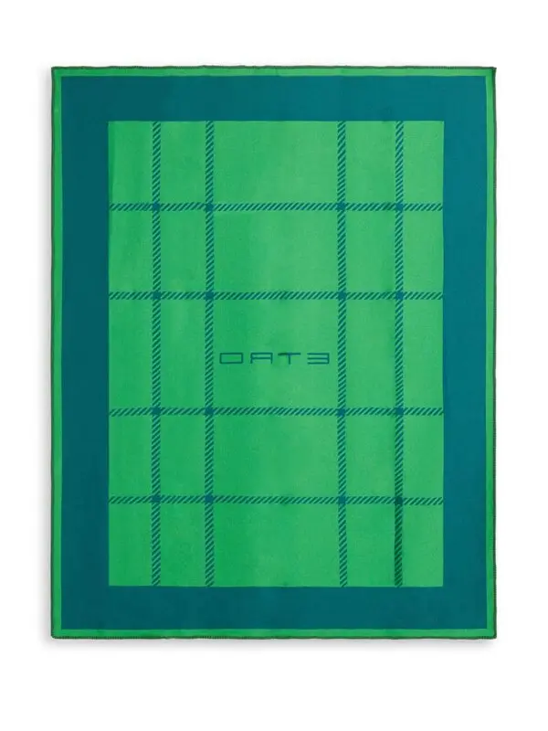 Etro Logo Checkered Blanket