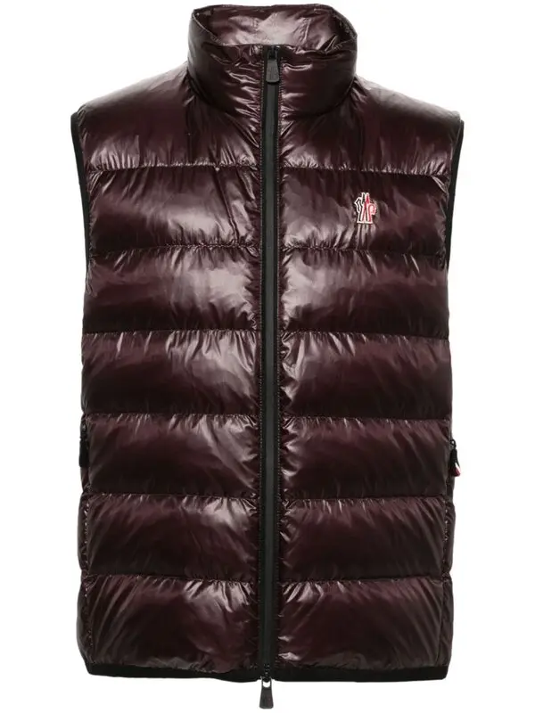 Moncler Panelled Gilet - Purple