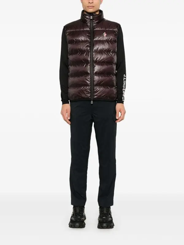 Moncler Panelled Gilet - Purple