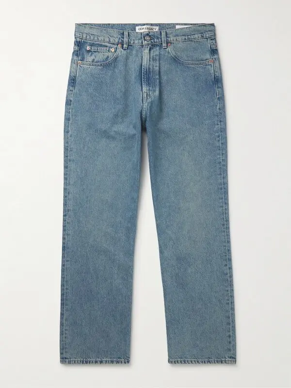 Our Legacy Third Cut Straight-leg Jeans - Blue