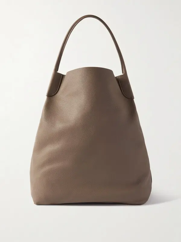 Loro Piana Bale Extra Large Full-grain Leather Tote Bag - Brown
