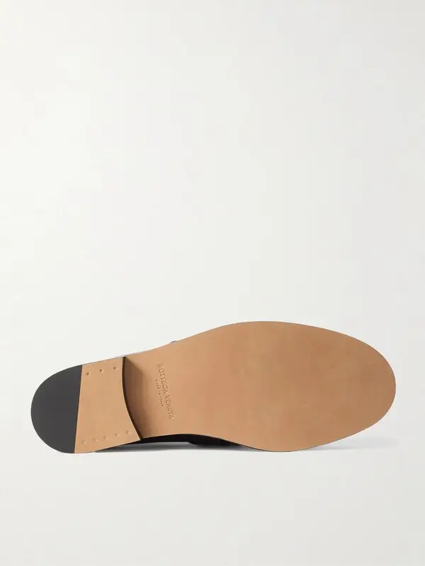 Bottega Veneta Astaire Knot-detailed Loafers - Brown
