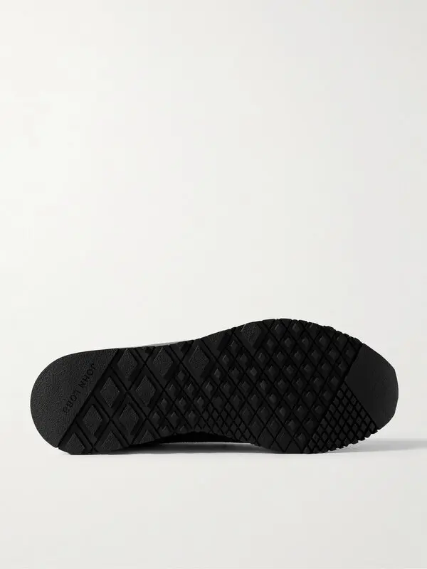 John Lobb Lift Leather Slip-on Sneakers - Black