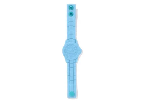 A BATHING APE Silicon Bapex Bracelet - Blue