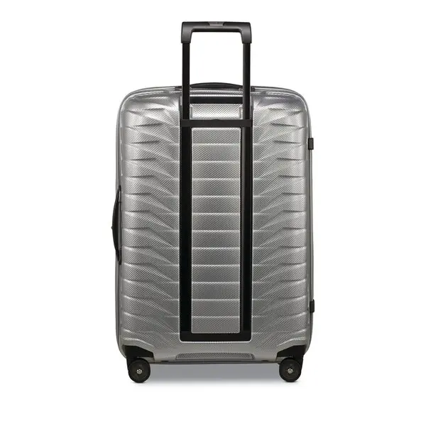 SAMSONITE Proxis Medium Spinner Checked Suitcase - Silver