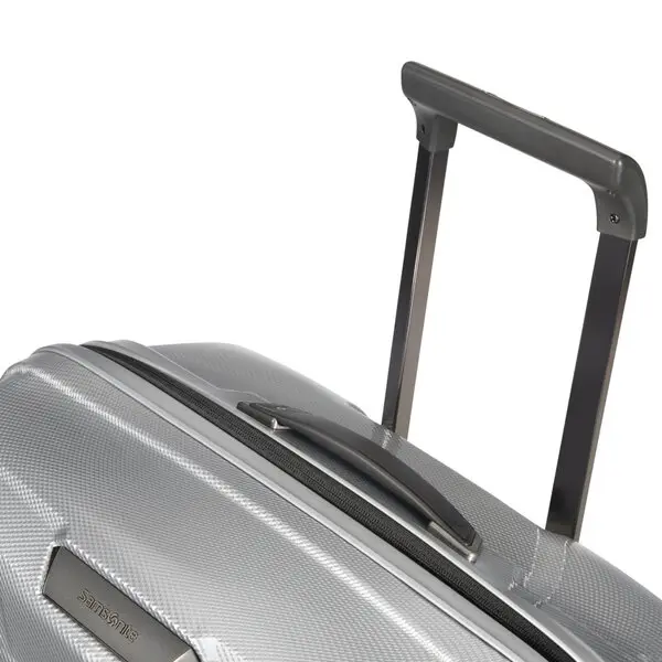 SAMSONITE Proxis Medium Spinner Checked Suitcase - Silver