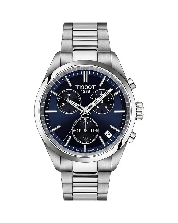 TISSOT Pr 100 Chronograph 40mm - Blue/silver