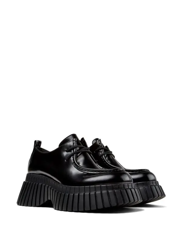 Camper Derby Shoes With Chunky Platform Sole - Black