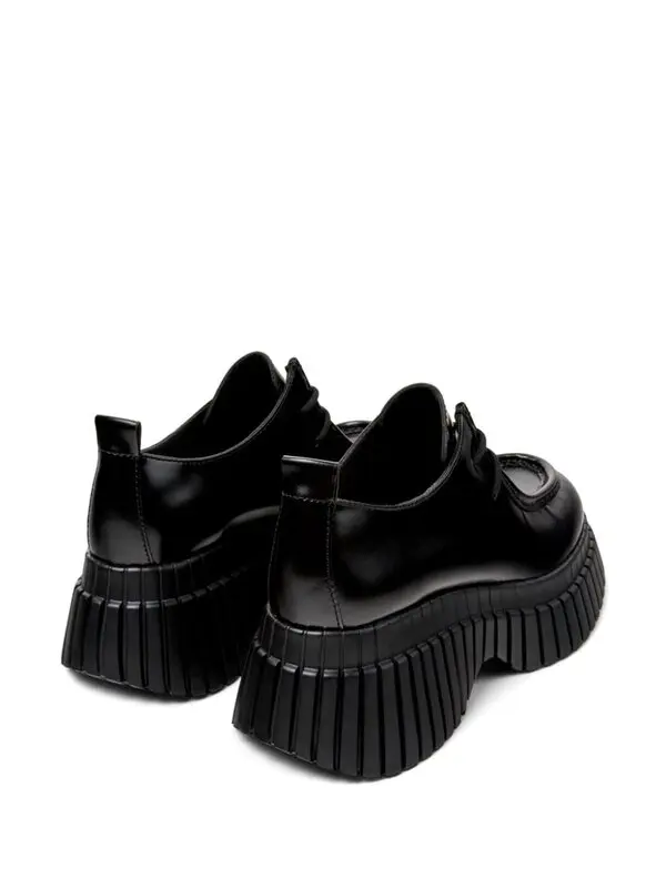 Camper Derby Shoes With Chunky Platform Sole - Black