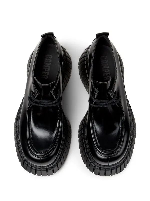 Camper Derby Shoes With Chunky Platform Sole - Black