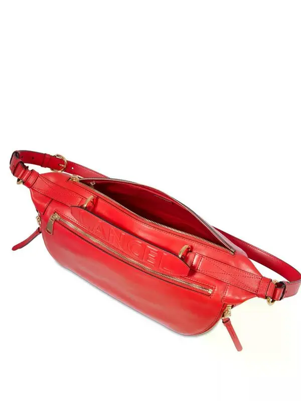 LANCEL Origami Leather Crossbody Bag