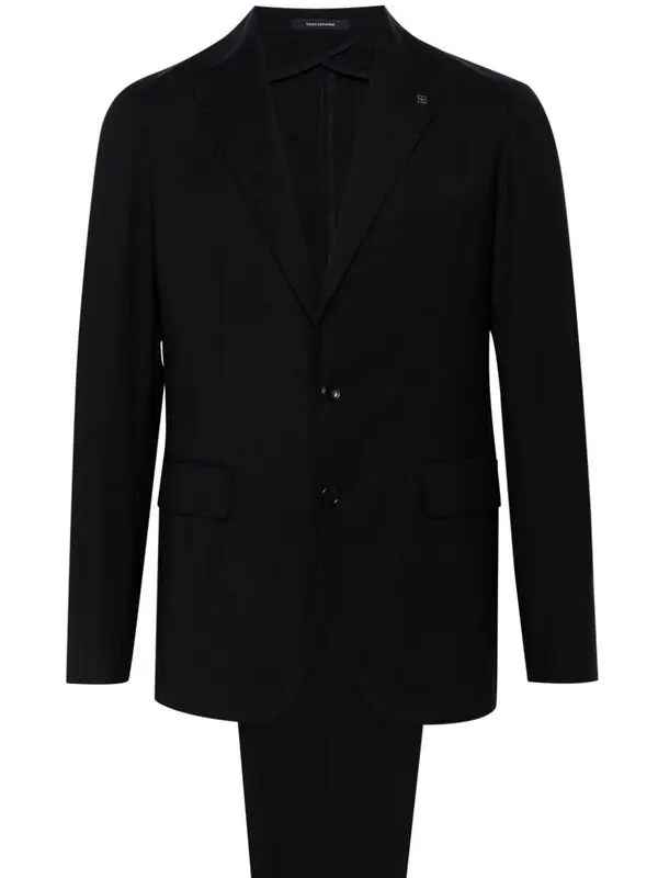 Tagliatore Logo-plaque Suit - Blue