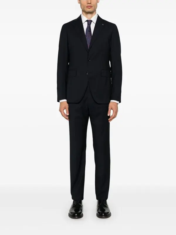 Tagliatore Logo-plaque Suit - Blue
