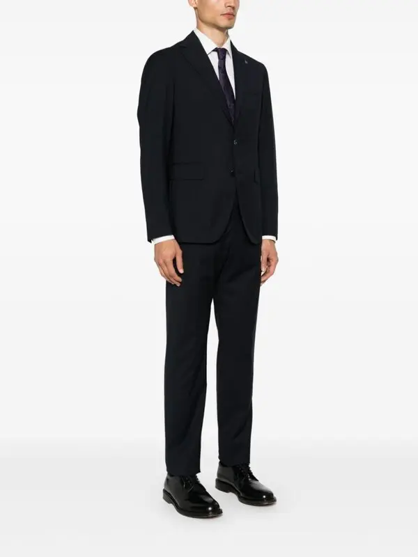 Tagliatore Logo-plaque Suit - Blue