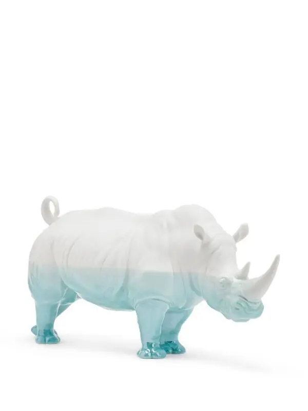 LLADRO Rhino Porcelain Sculpture