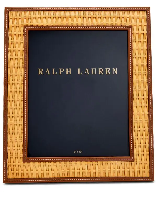 Ralph Lauren Interwoven Rattan Picture Frame - Neutrals | Editorialist