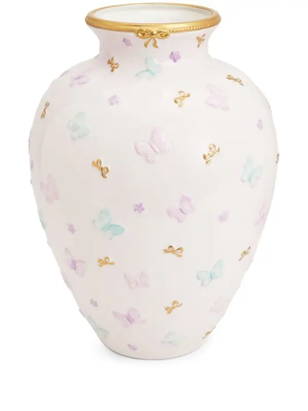 VILLARI Medium Butterfly Vase - Pink