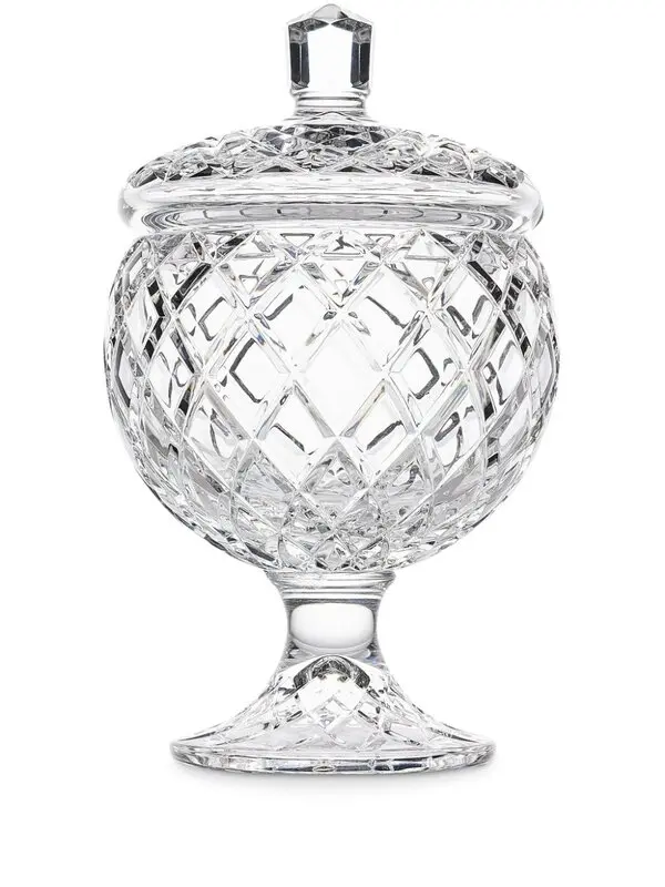 MARIO CIONI & C Tall Crystal Vase