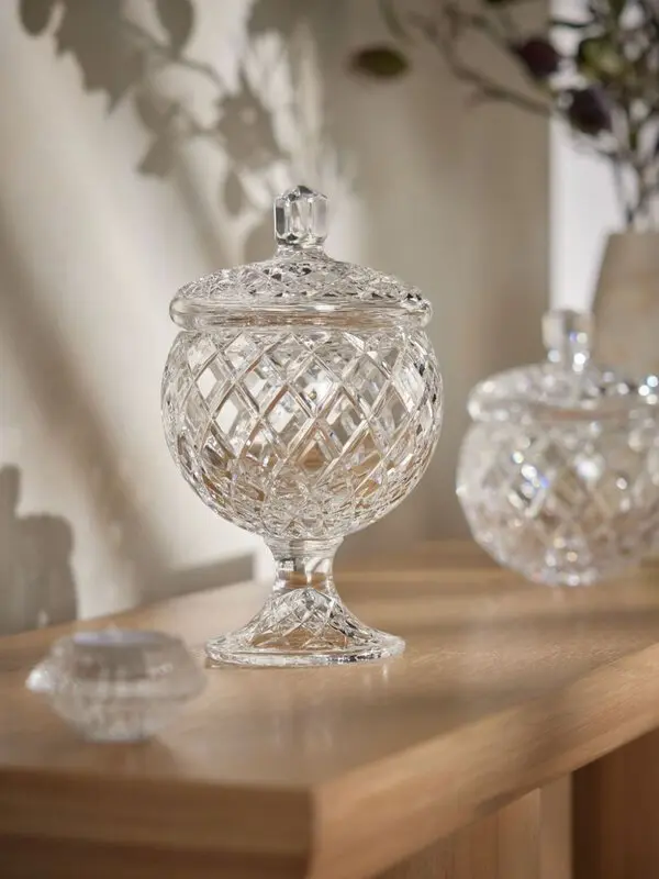 MARIO CIONI & C Tall Crystal Vase