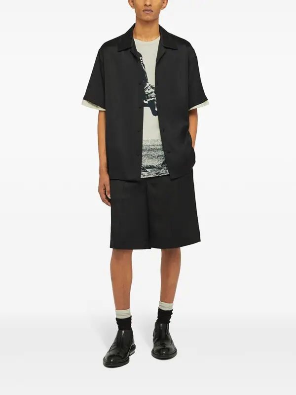 JIL SANDER Drawstring-waist Shorts - Black