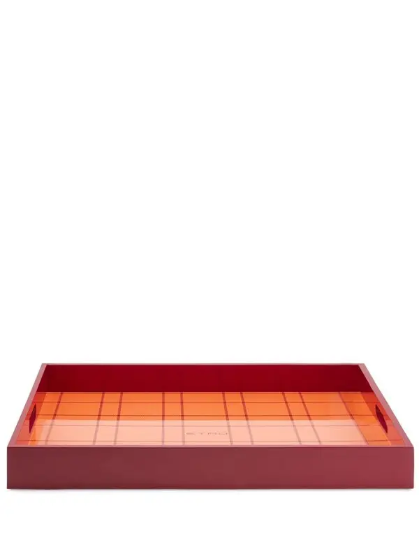 Etro Tartan Check-print Tray