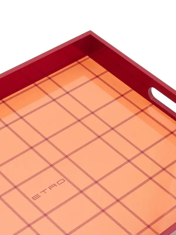 Etro Tartan Check-print Tray