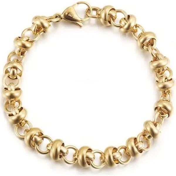 JANE BASCH DESIGNS Rolo Chain Link Bracelet - Gold