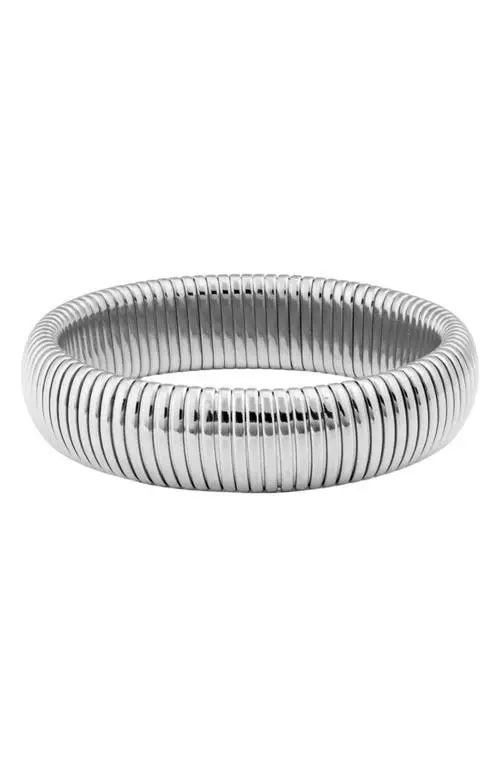 JANE BASCH DESIGNS Stretch Link Bracelet - Silver