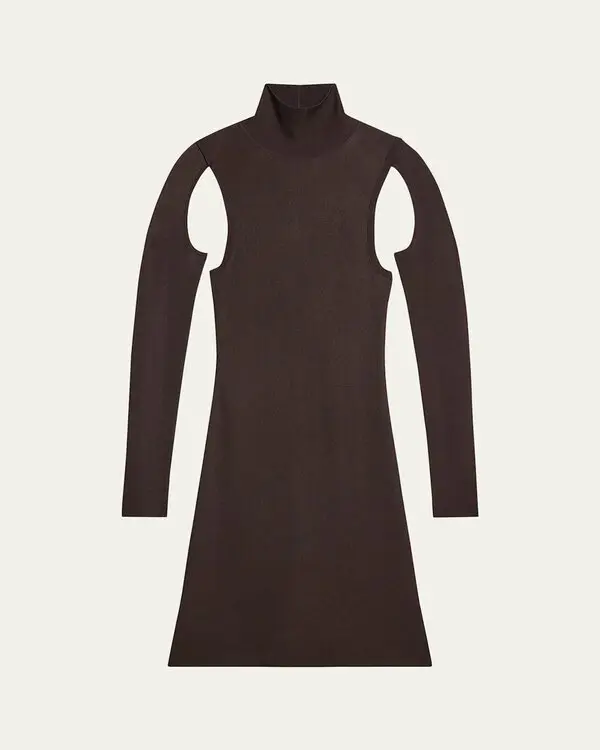 Helmut Lang Air Cut-out Turtleneck Dress