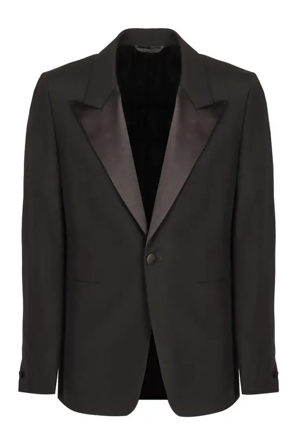 Givenchy Single-breasted One Button Jacket - Black