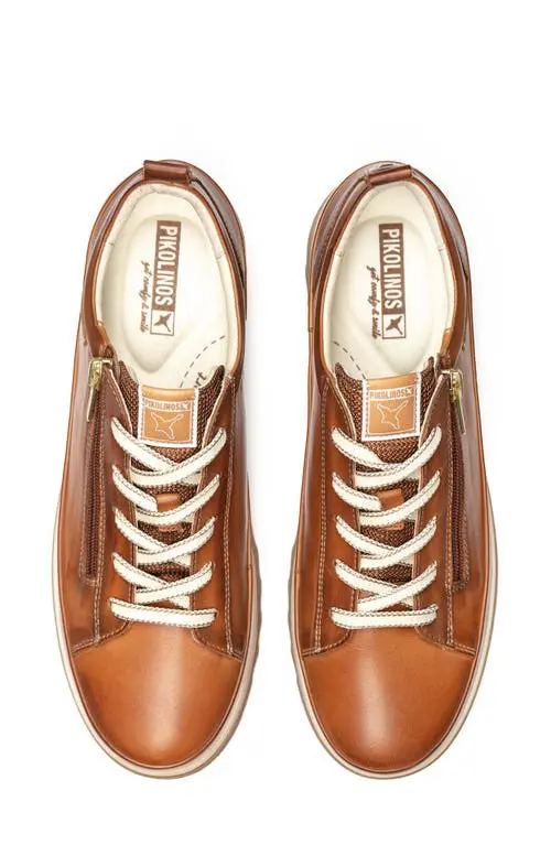 Pikolinos Vigo Leather Sneakers - Brandy
