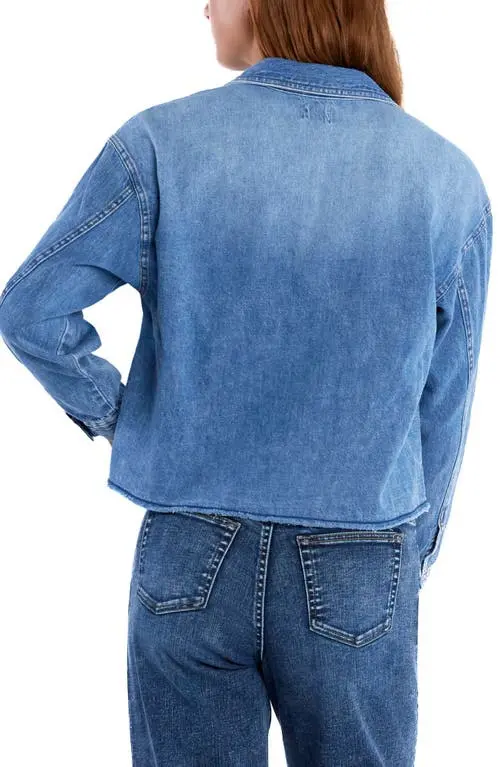 WASH LAB DENIM Emma Cropped Jacket