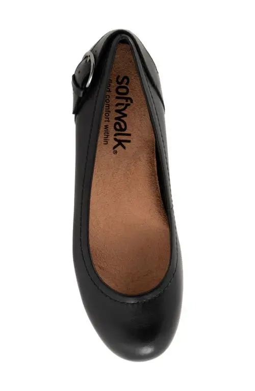 Softwalk Sydney Flat - Black