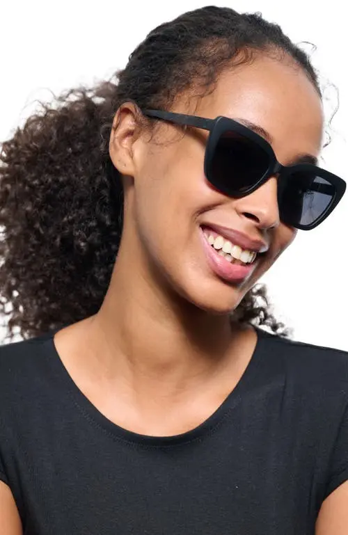 ECO Kilda Cat-eye Sunglasses - Black