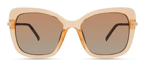 ECO Jasmine Square Sunglasses - Apricot