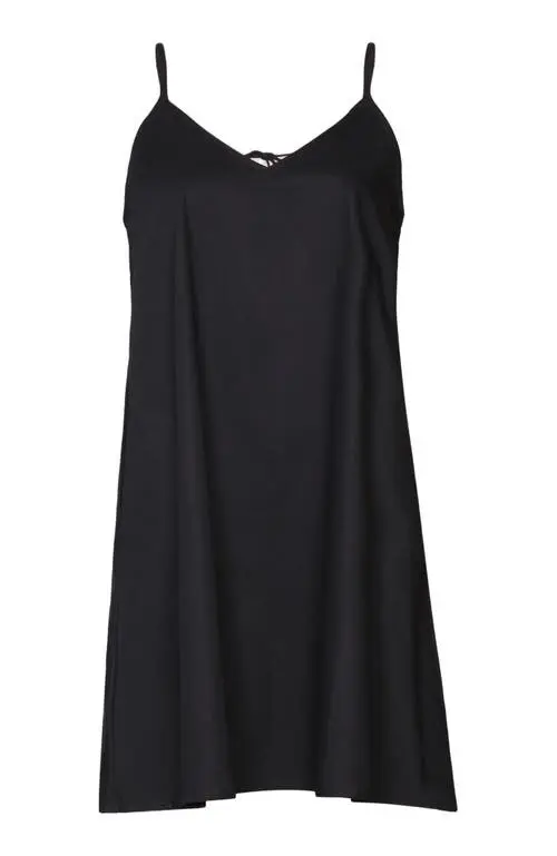 REISTOR Short Tent Dress With Back Tie - Solid