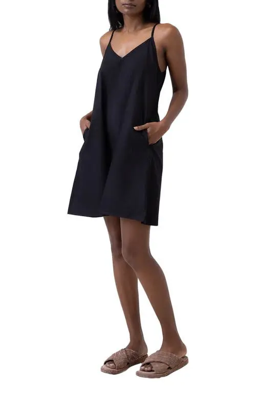 REISTOR Short Tent Dress With Back Tie - Solid