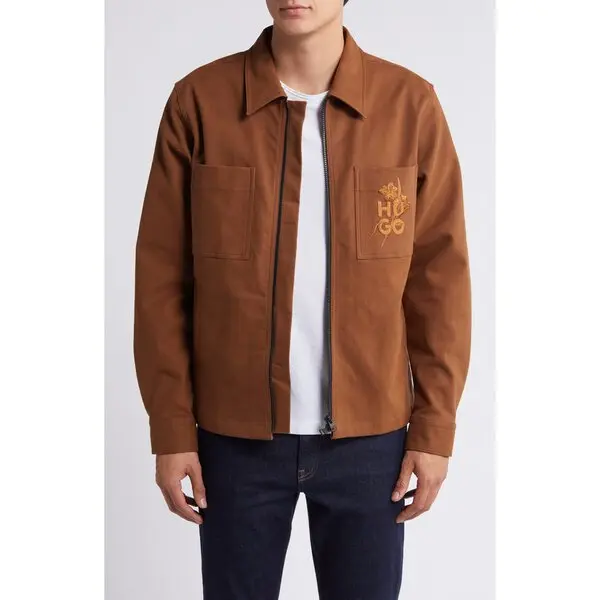 Hugo Evalom Jacket - Medium Brown
