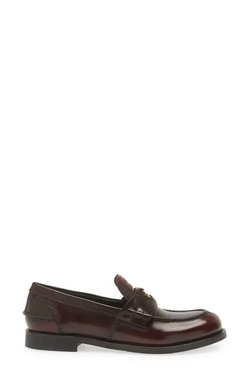 Miu Miu Leather Penny Loafer
