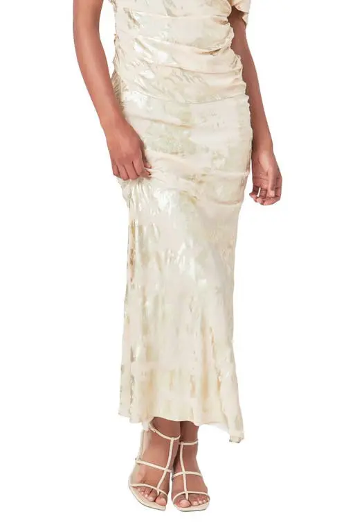Endless Rose Foil Print Skirt