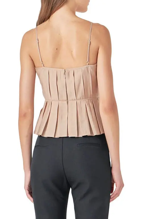 Endless Rose Pleated Peplum Top