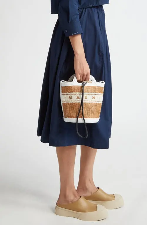 Marni Tropicalia Faux Raffia Bucket Bag