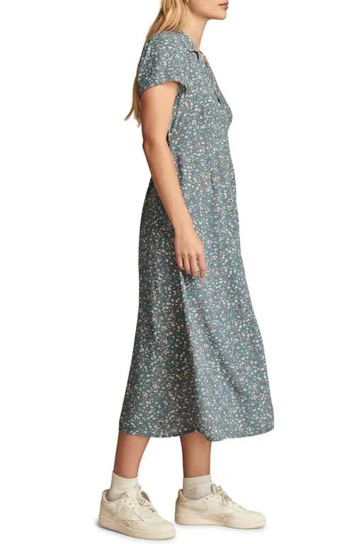 Lucky Brand Floral Print Shirtdress