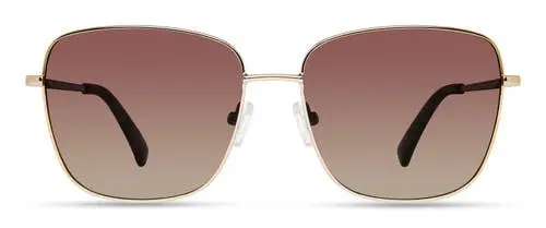 Derek Lam 10 Crosby Millie Sunglasses - Gold Brown