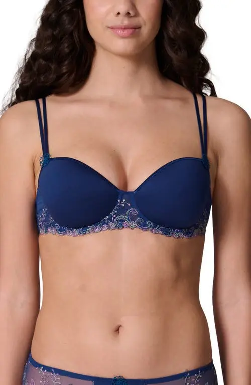 Simone Perele Delice 3d Molded Underwire Demi Bra - Rainbow Blue