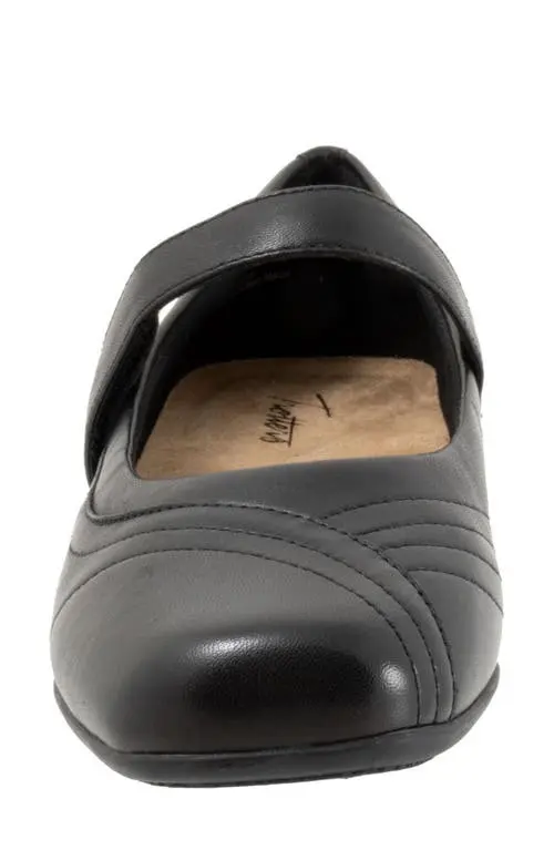 Trotters Sherese Mary Jane Flat - Black