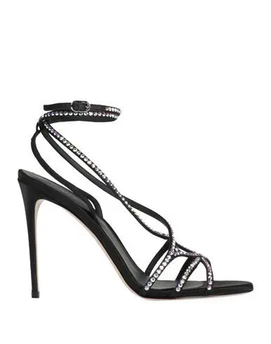 LE SILLA Slingback Sandals With Crystal Embellishments
